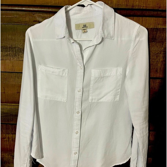 Tops | Classic White Button Down Shirt | Poshmark